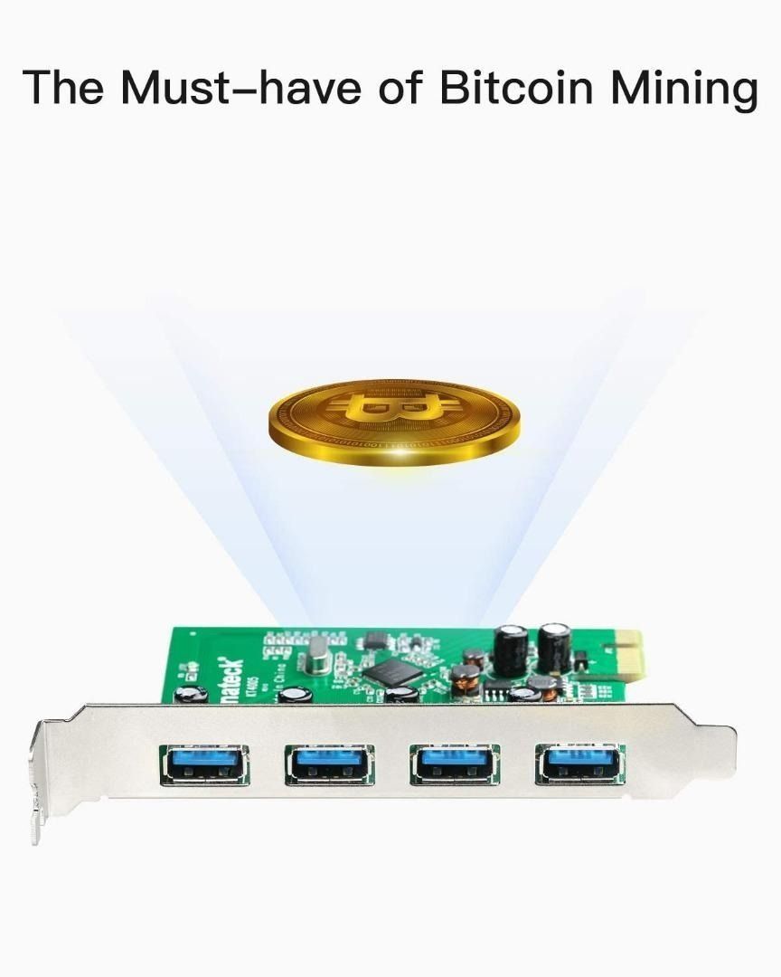 ⭐ [B2323] ⭐ Inateck 4 Ports PCIe to USB 3.0 Expansion Card, USB 3.0 ...