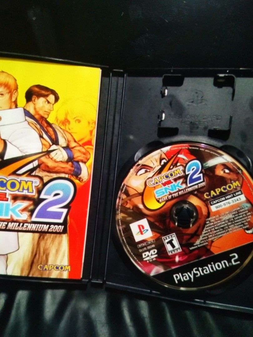 美版 PS2 CAPCOM VS SNK 2 英文版 +++, 興趣及遊戲, 玩具 & 遊戲類 - Carousell