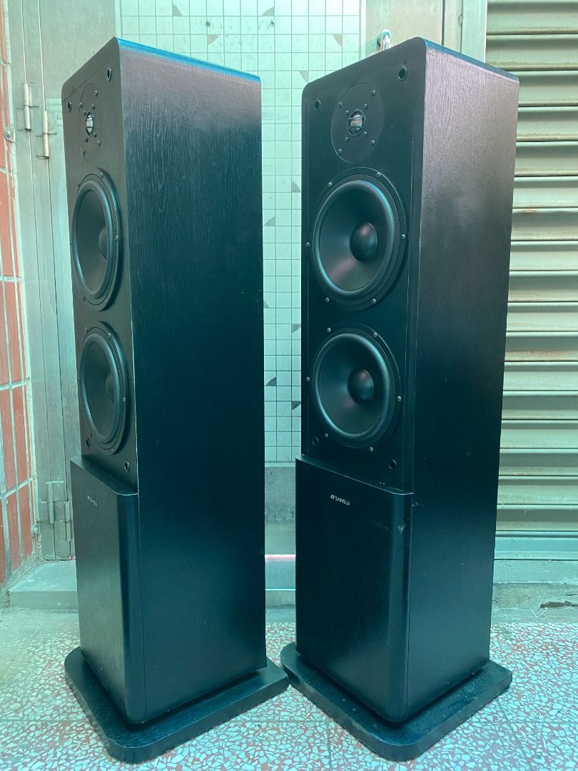 經典日本山水 SANSUI S T900V 三單體 雙8吋低音 落地喇叭一對 聽音樂的好喇叭 150W, 耳機及錄音音訊設備, Soundbar、揚聲器、藍牙喇叭、耳擴在旋轉拍賣
