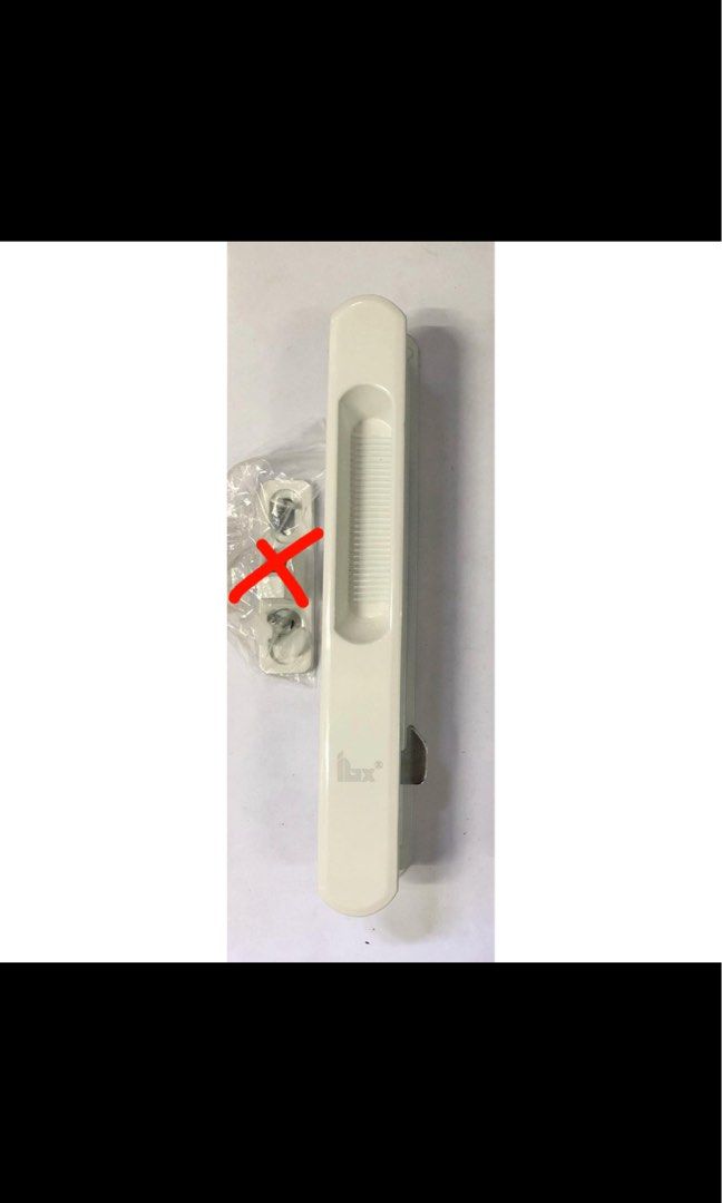 A5 25mm / 32mm Sliding Door Handle Lock (White), Furniture & Home ...