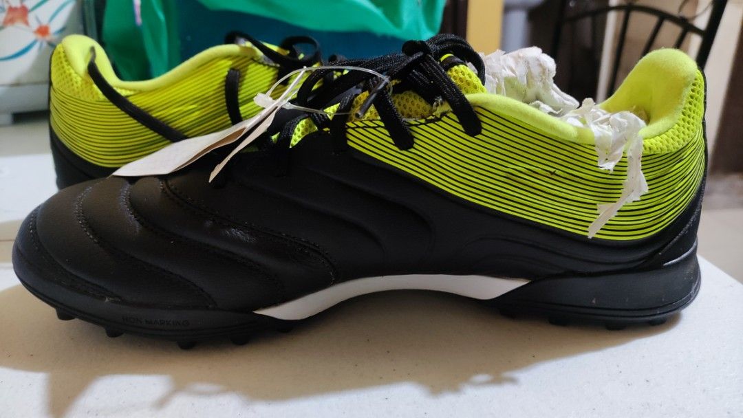 Adidas Copa 19.3 TF BLACK NEON SOCCER TURF Indoor shoes Size US 9 1/2 ...