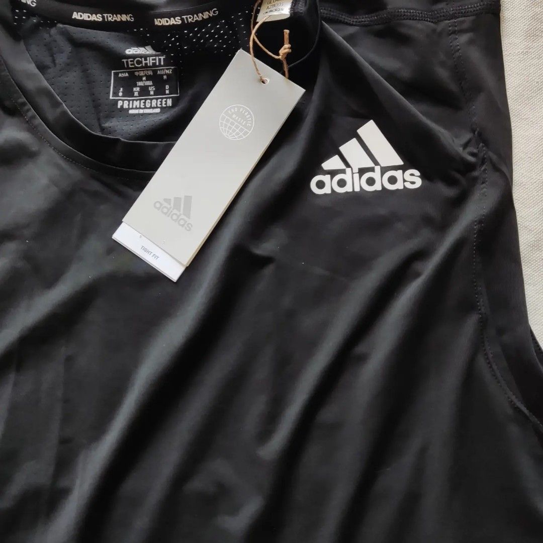 Adidas Mens Training Sando, Men's Fashion, Activewear on Carousell