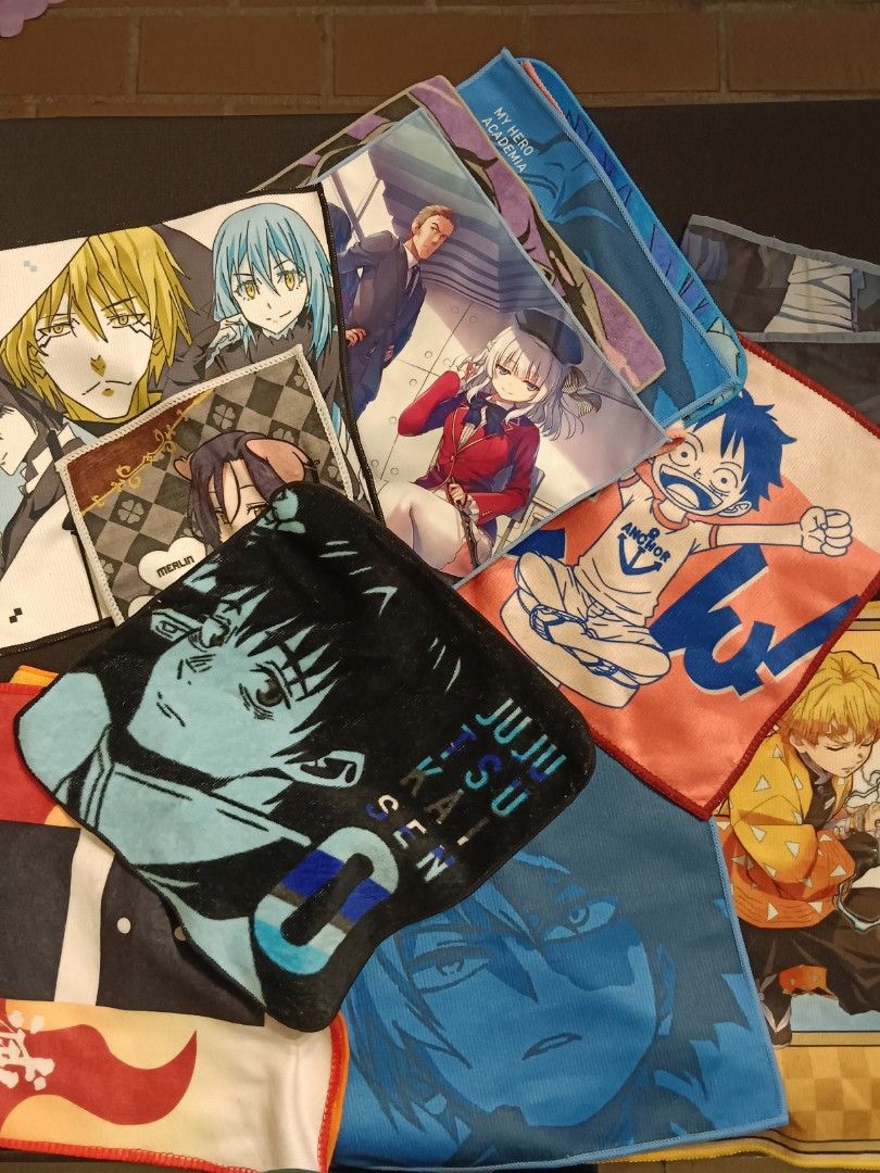 Anime handkerchief, Hobbies & Toys, Collectibles & Memorabilia, Fan ...