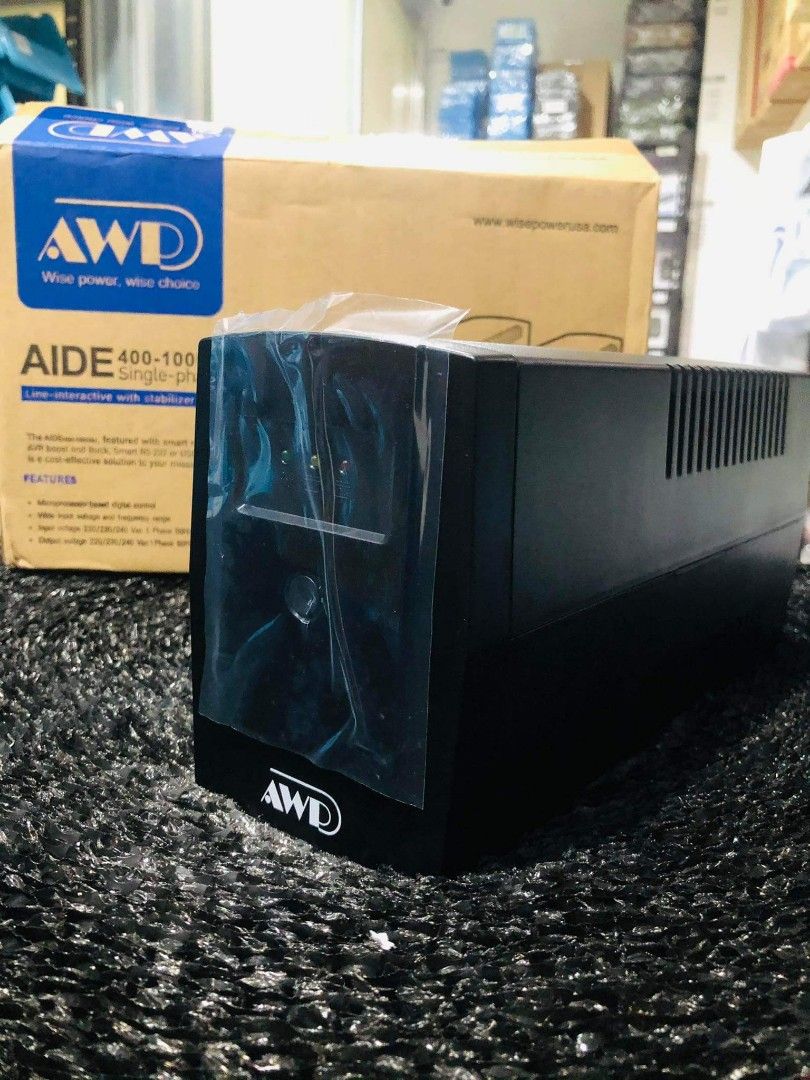 AWP AID650 650/VA UPS 650VA/390W Computer Server Stand-alone Standby 20 ...