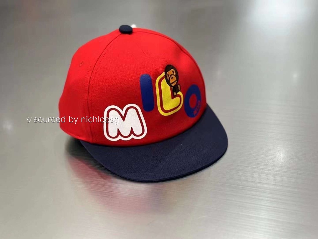 BAPE BABY MILO FONT CAP on Carousell