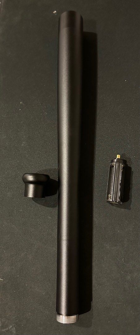 Baseball Bat Torchlight Baton LED Tactical Patrol Guard Duty Black Grip ...