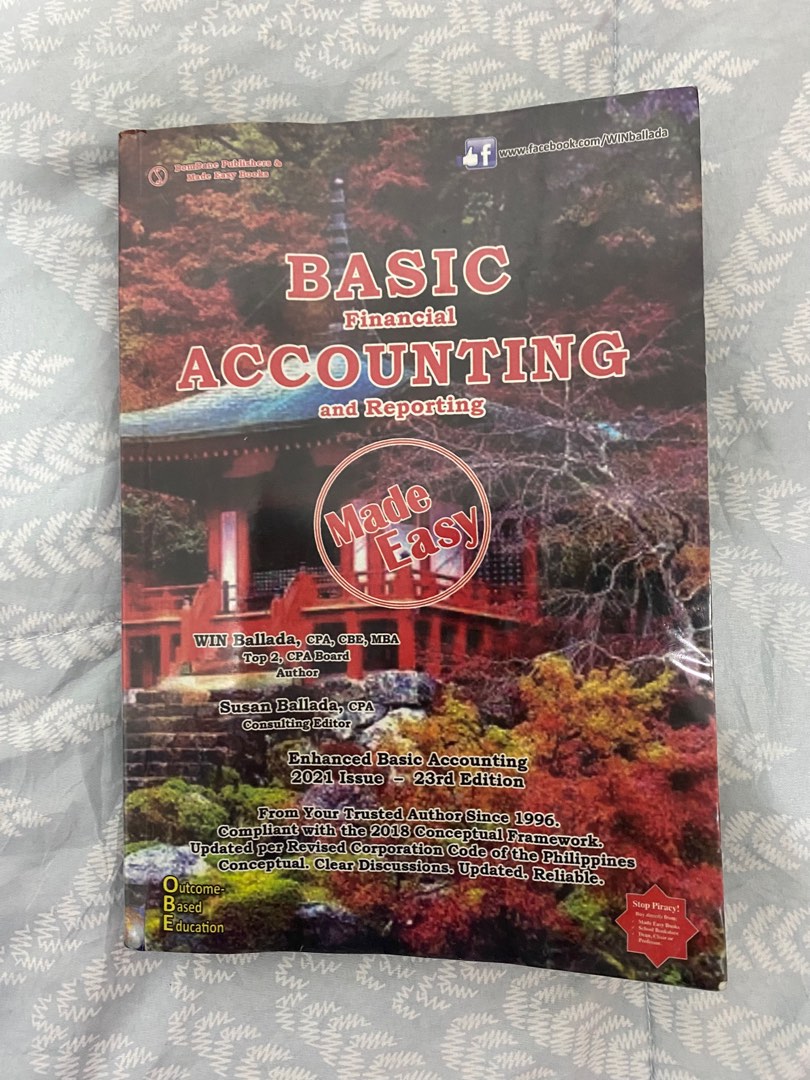 Basic Financial Accounting and Reporting 2021 Ballada, Hobbies & Toys ...