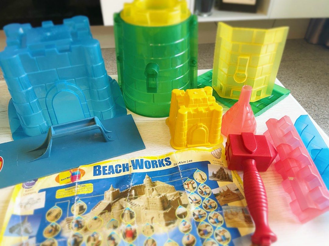 Beach Works Sandcastle Building tools, Hobbies & Toys, Toys & Games on ...