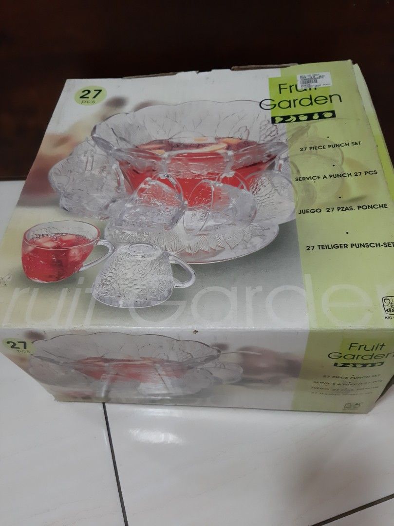 Bekas hidang air cocktail, Furniture & Home Living, Kitchenware ...