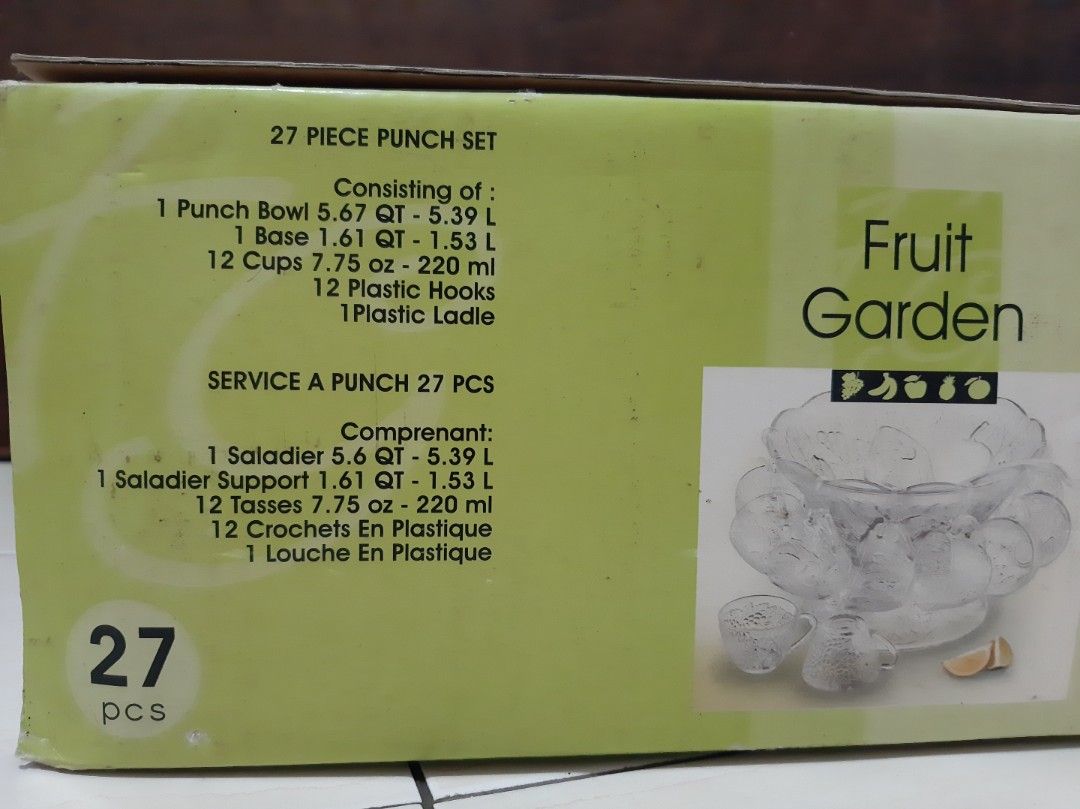 Bekas hidang air cocktail, Furniture & Home Living, Kitchenware ...