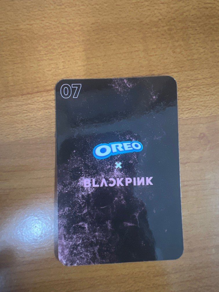 Black pink Oreo Jennie photo card #07, Hobbies & Toys, Memorabilia ...