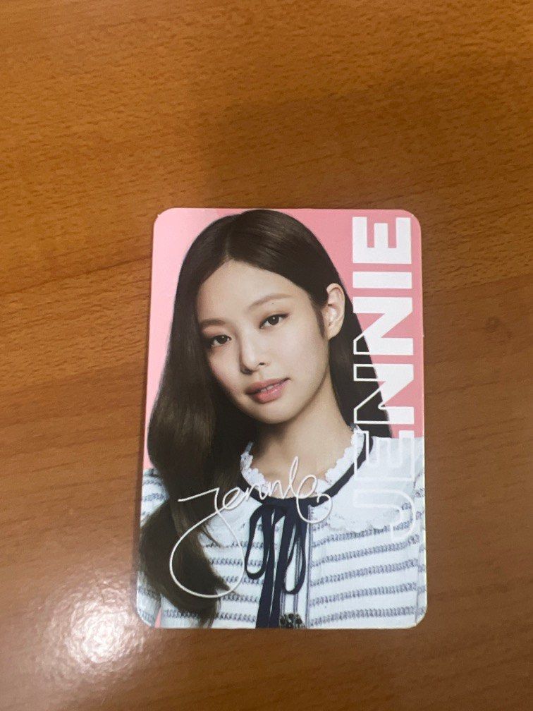 Black pink Oreo Jennie photo card #07, Hobbies & Toys, Memorabilia ...