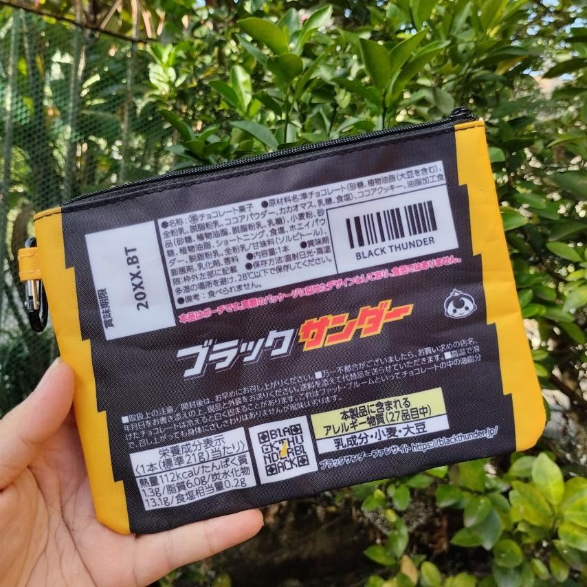 Black Thunder Pouch Chocolate candy-themed mini bag, Women's Fashion ...