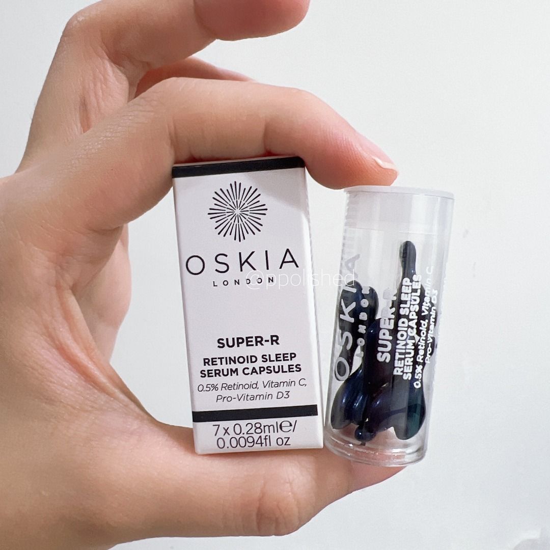 [BNIB] Oskia Super-R Retinoid Sleep Serum Capsules 7pcs, Beauty ...
