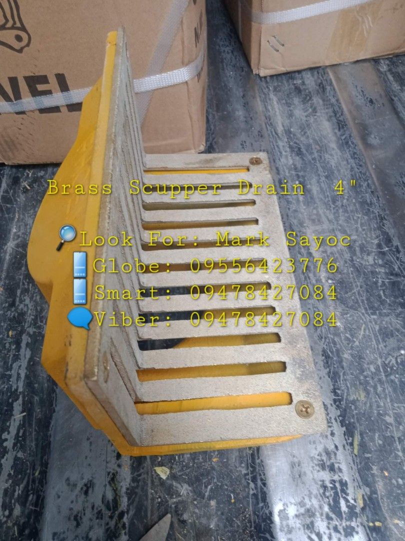 Brass Scupper Drain 4", Commercial & Industrial, Construction Tools ...
