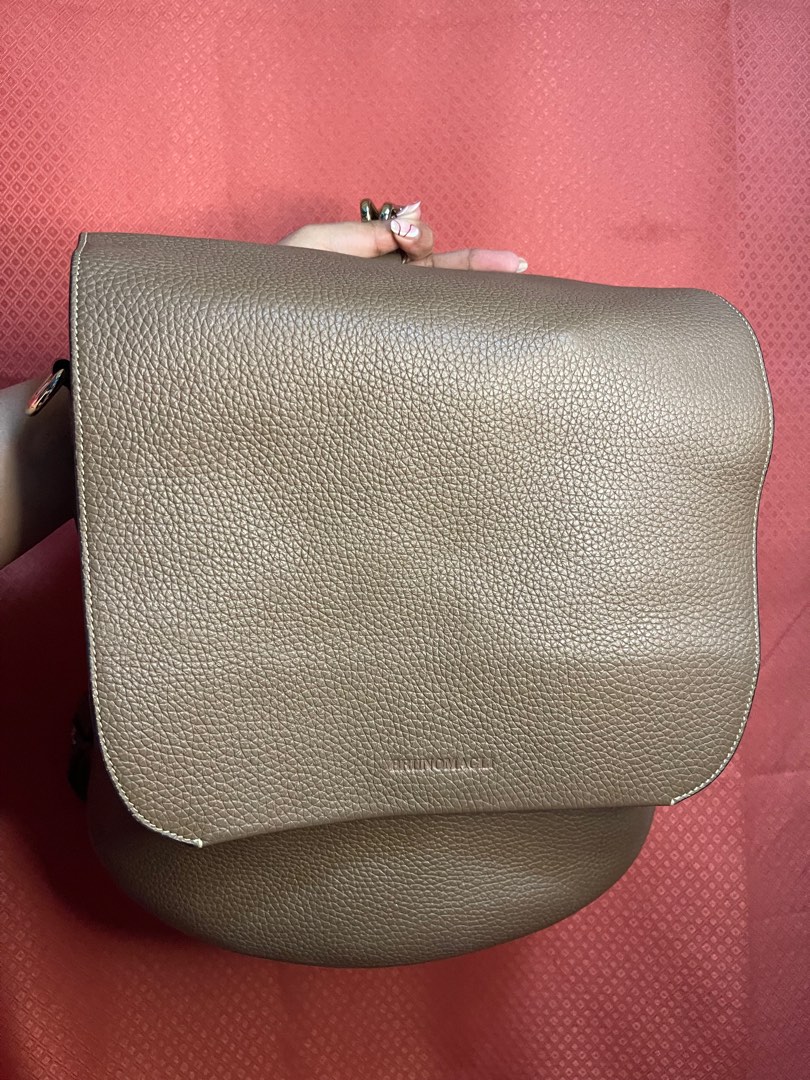 Bruno Magli Leather Backpack, Women's Fashion, Bags & Wallets ...