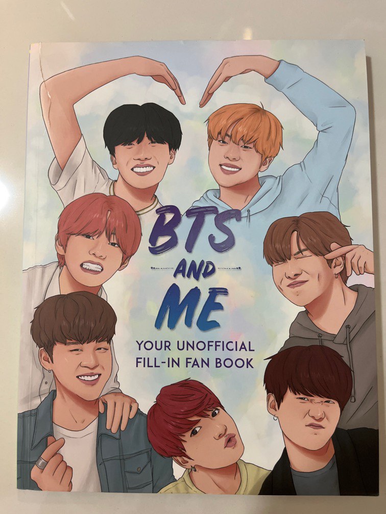 BTS Book Merchandise BTS and Me Fan Fill-in Book, Hobbies & Toys ...