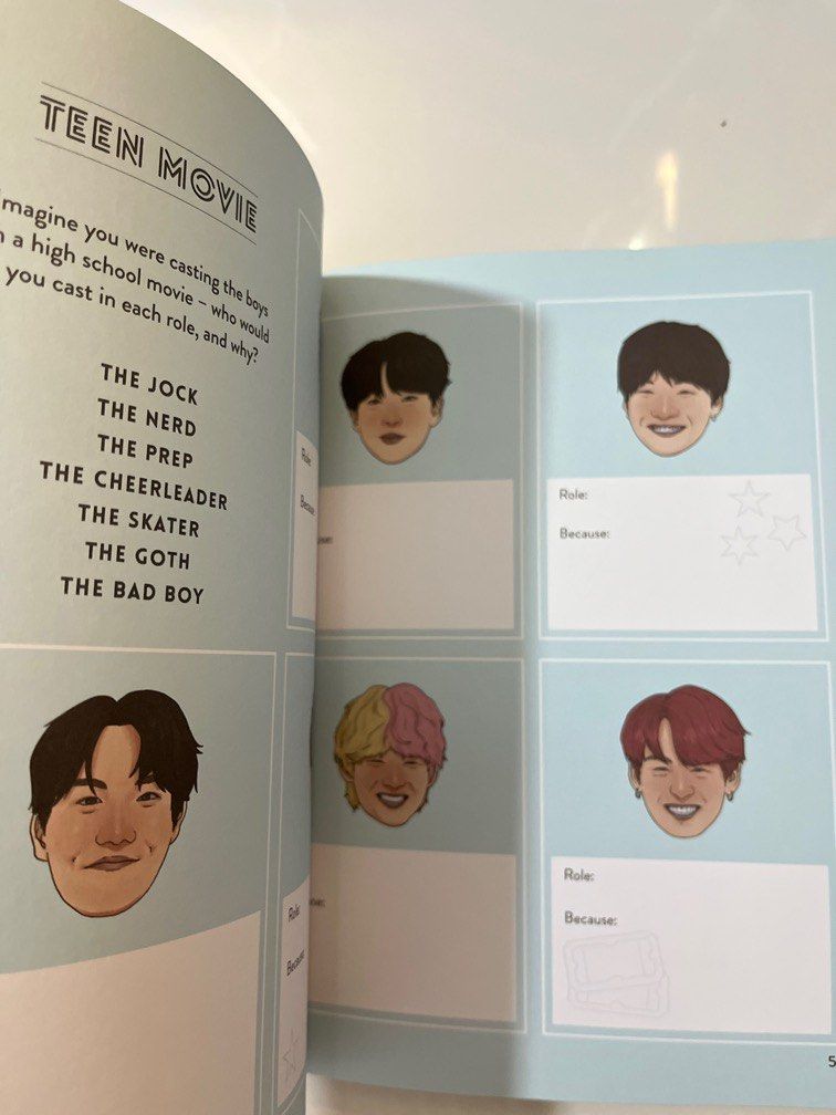 BTS Book Merchandise BTS and Me Fan Fill-in Book, Hobbies & Toys ...