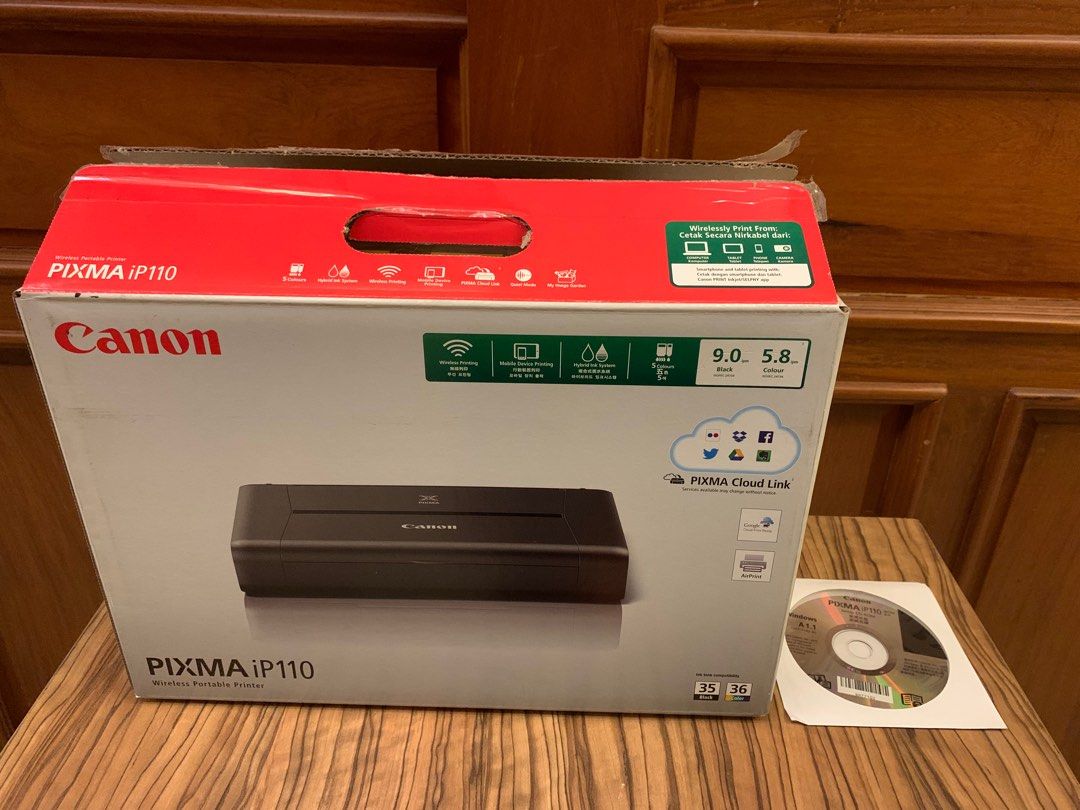 Canon PIXMA iP110 (portable printer), Computers & Tech, Printers ...