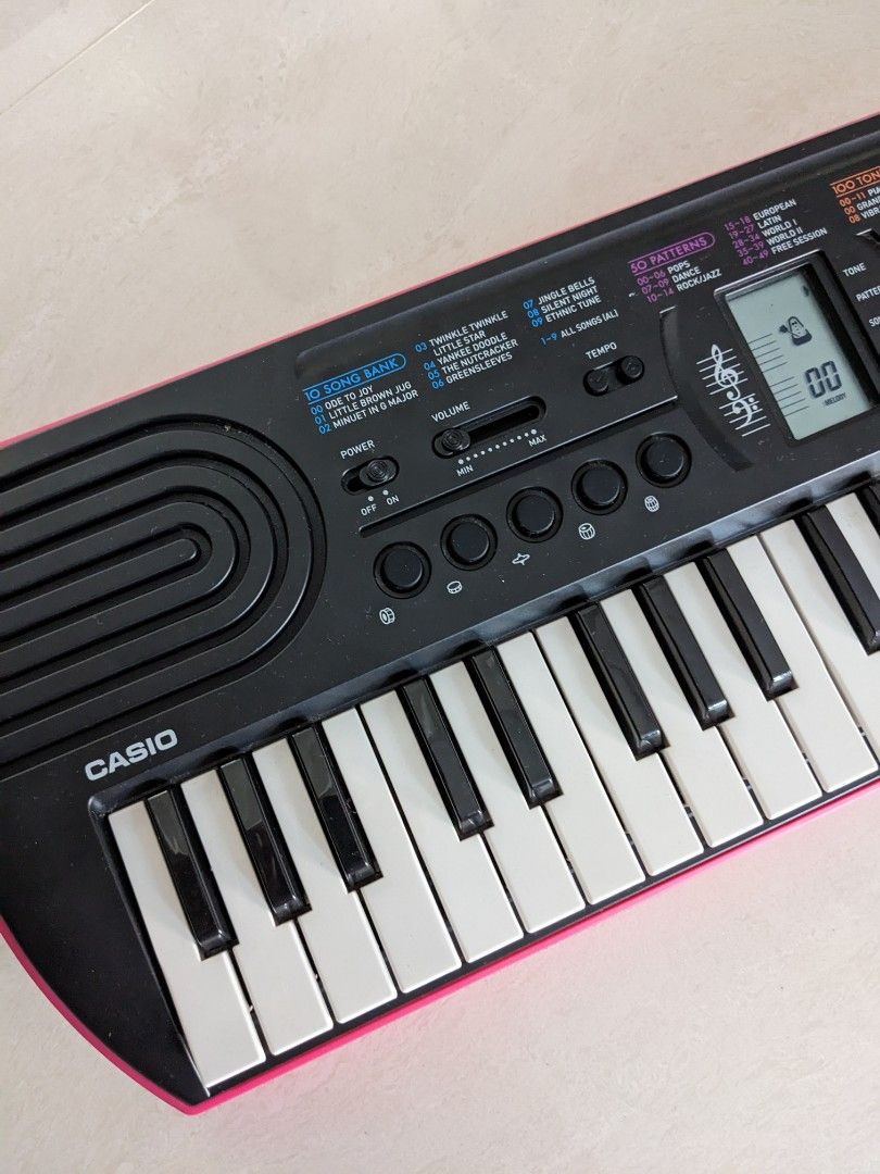 Casio Keyboard SA-78, Hobbies & Toys, Music & Media, Musical ...