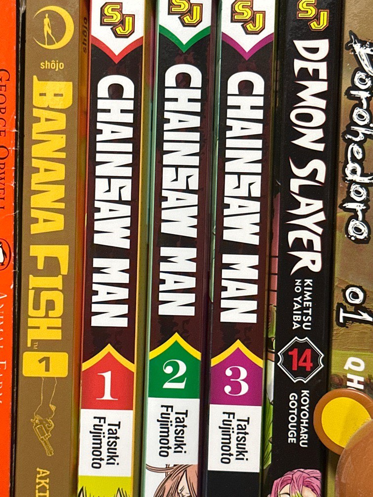 Chainsaw Man English Manga Vol. 1 Vol.2 Vol.3, Hobbies & Toys, Books & Magazines, Comics & Manga ...