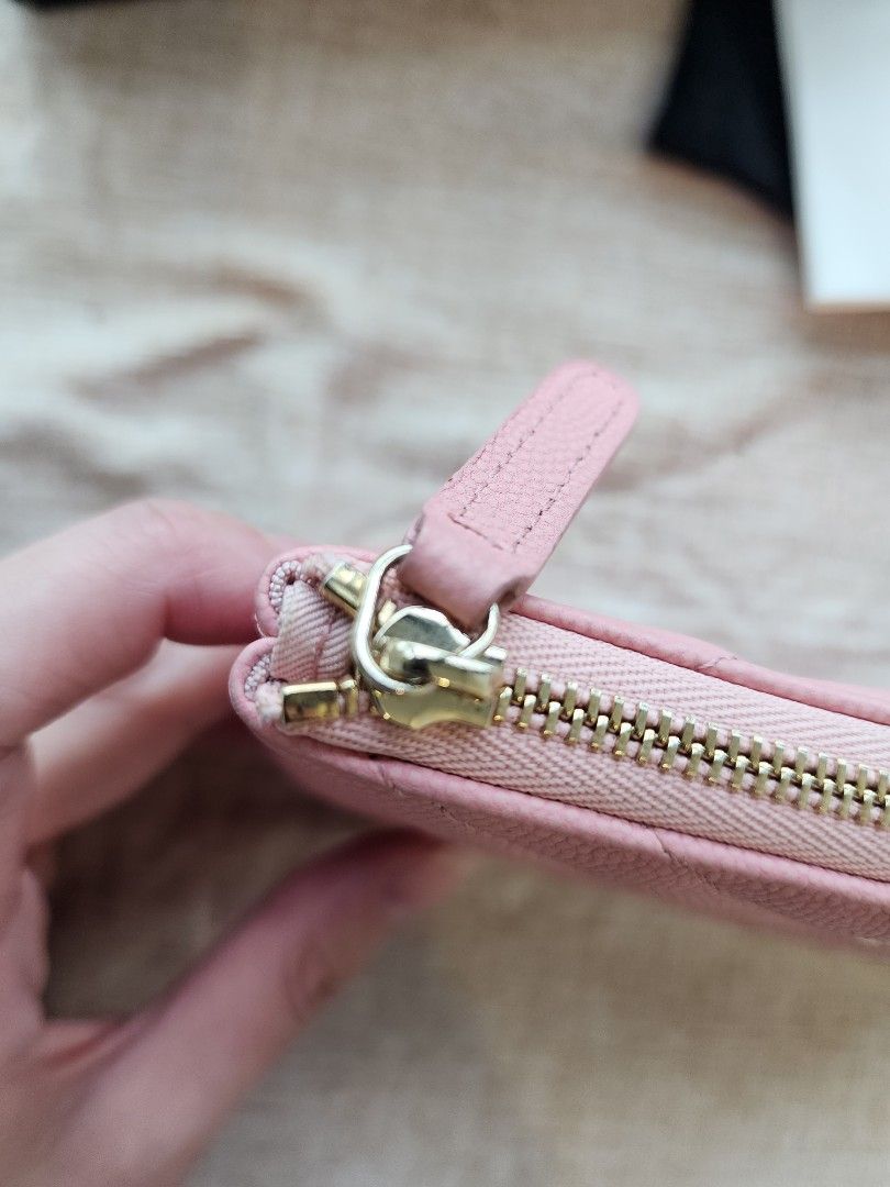 Chanel Mini O Case in Chevron Pink Caviar LGHW, Luxury, Bags & Wallets ...