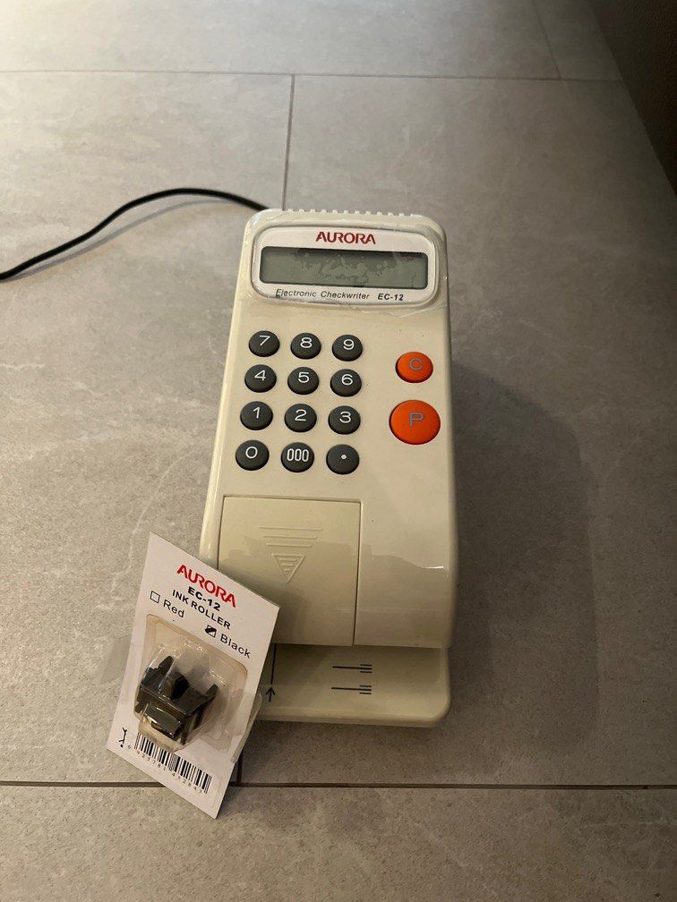 Cheque writer with ink writer, Computers & Tech, Printers, Scanners ...