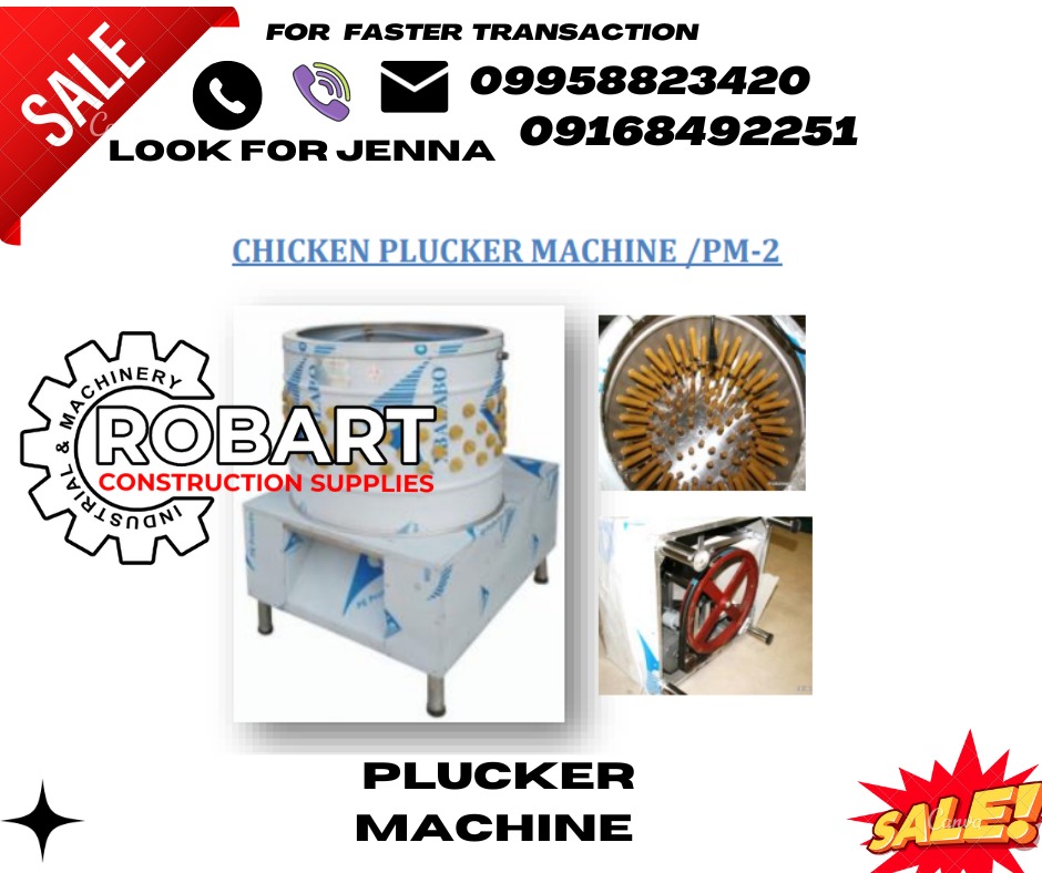 CHICKEN PLUCKER MACHINE PM2 3-5 chicken, Furniture & Home Living ...