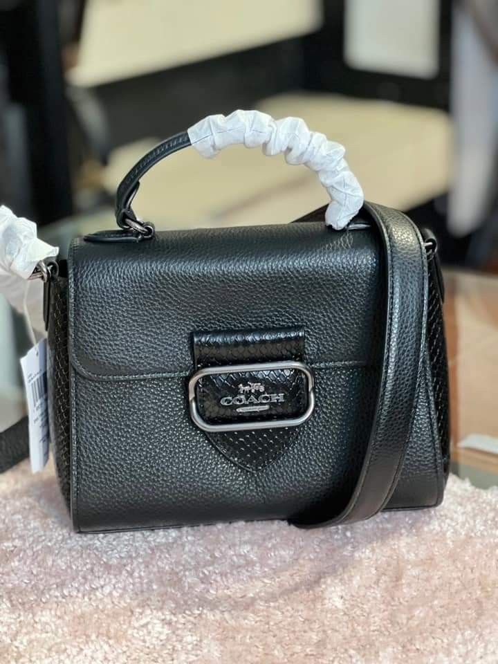 Coach Morgan Top Handle Satchel Bag, Women's Fashion, Bags & Wallets ...