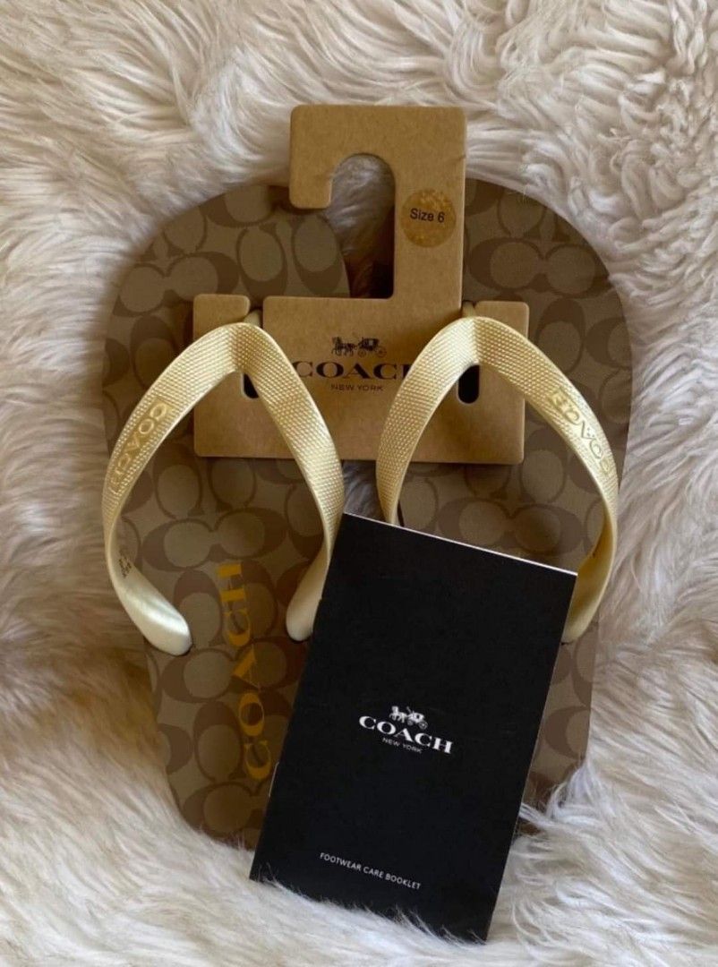 Coach Slippers - 6,7,8,9, Women's Fashion, Footwear, Slippers and ...