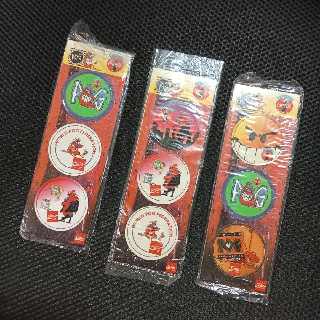 COCA-COLA POGS COLLECTIBLE COKE POG 90's, Hobbies & Toys, Memorabilia ...