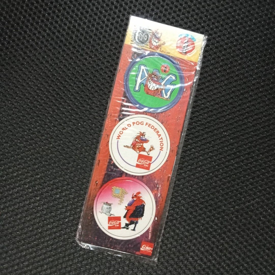 COCA-COLA POGS COLLECTIBLE COKE POG 90's, Hobbies & Toys, Memorabilia & Collectibles, Vintage ...