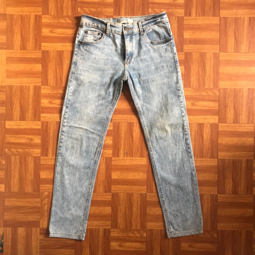 Code blue Denim Pants, Men's Fashion, Bottoms, Jeans on Carousell
