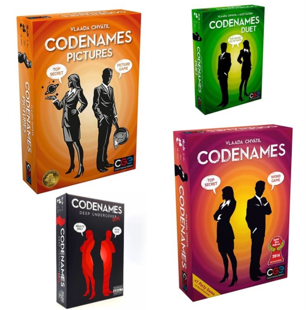 Codenames Game Pictures Duet Deep Undercover Original Codename Cards ...