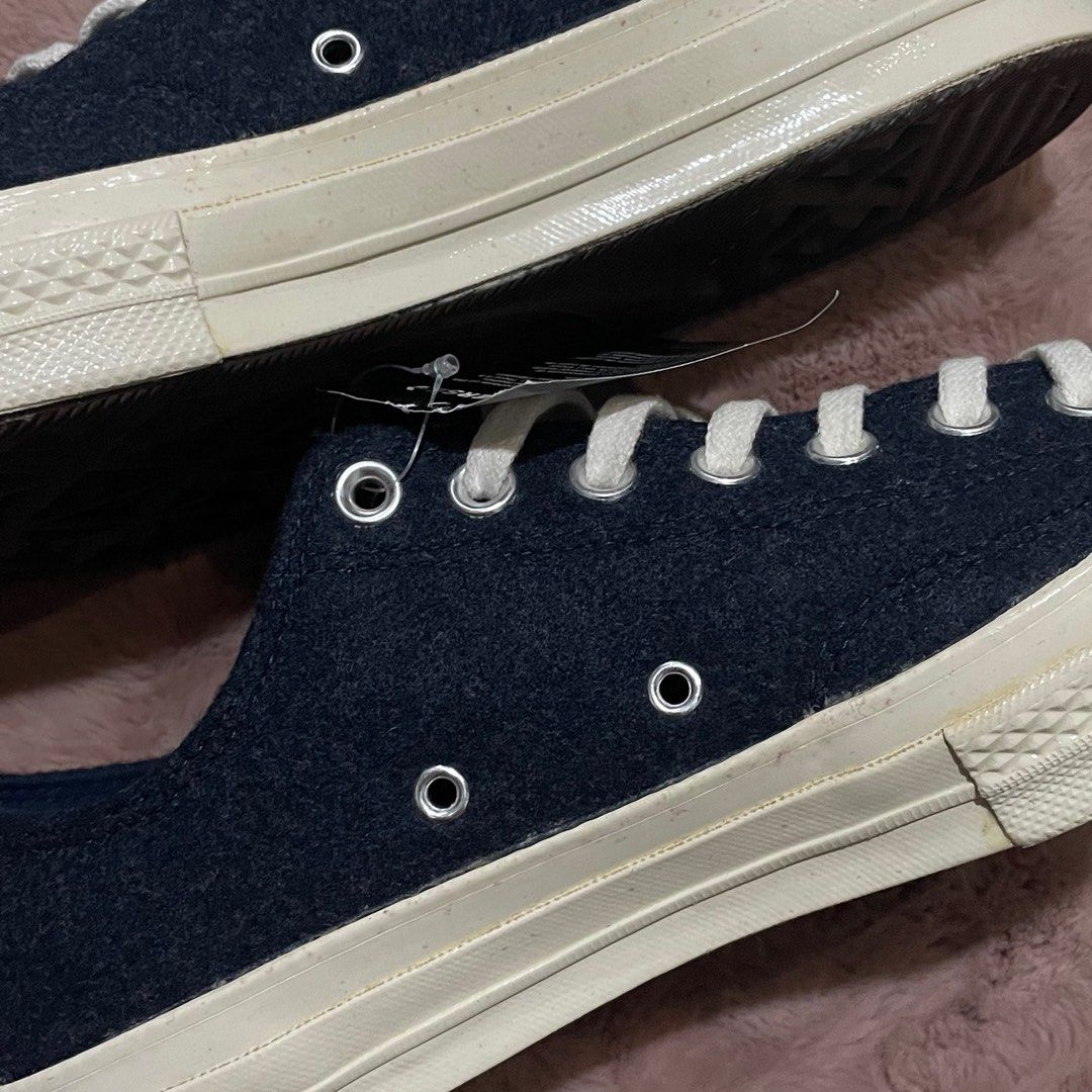 Converse 70s Felt Navy Blue, Men's Fashion, Footwear, Sneakers on Carousell
