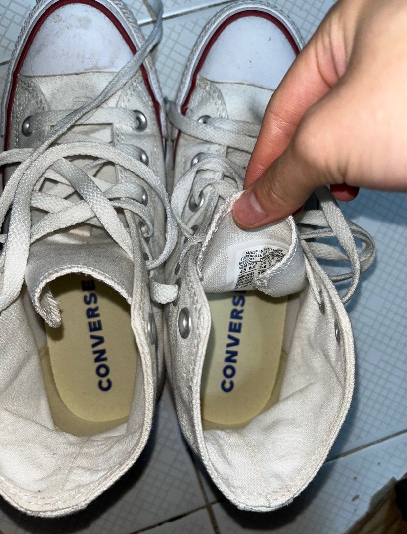 Converse shoe high cut white, Women's Fashion, Footwear, Sneakers on ...