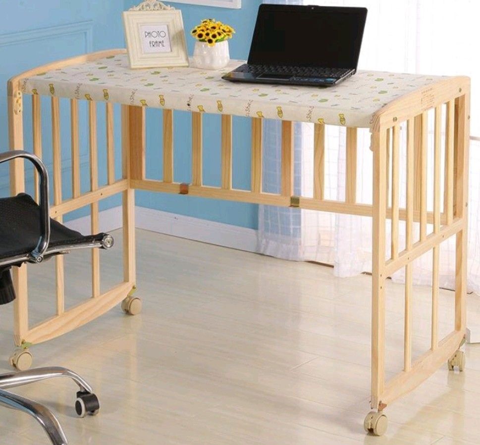 Convertible Rocking Baby Cot, Furniture & Home Living, Bedding & Towels ...