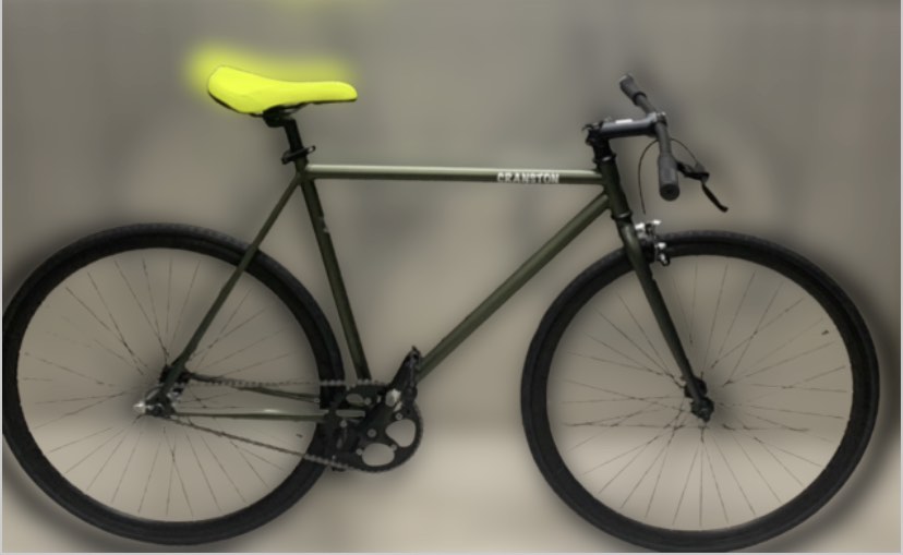 Cranston fixie Cruz edition. Green Python. Single Speed Road Bike ...