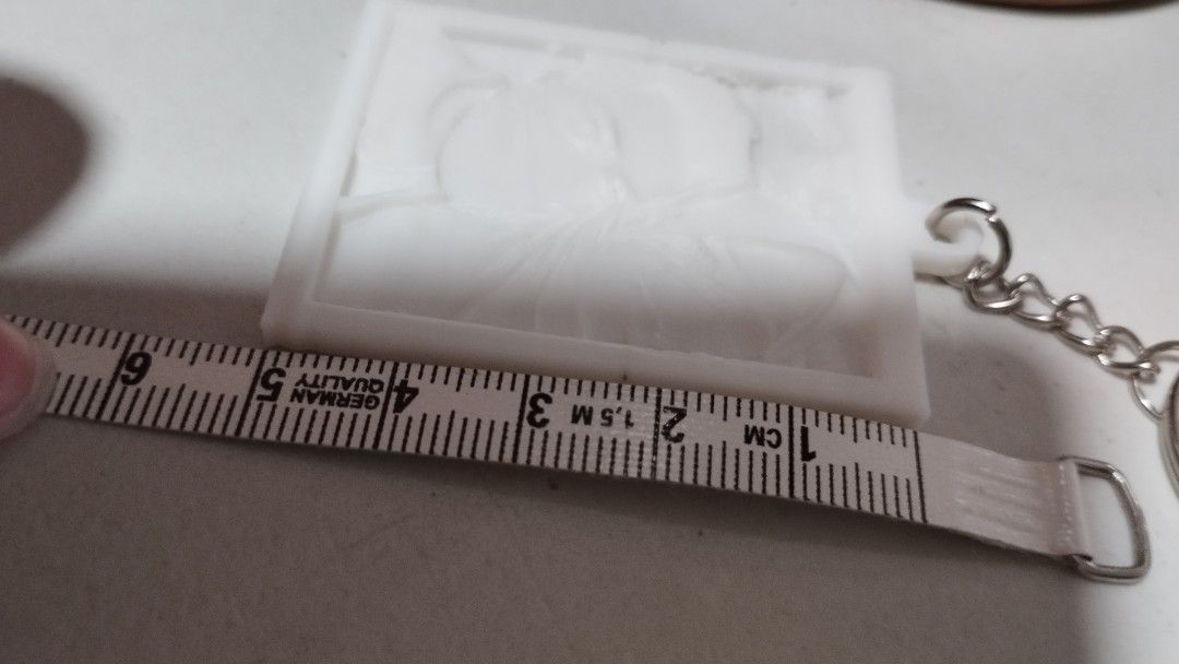 Customised 3D printed photo lithophane keychain gifts valentine's day ...