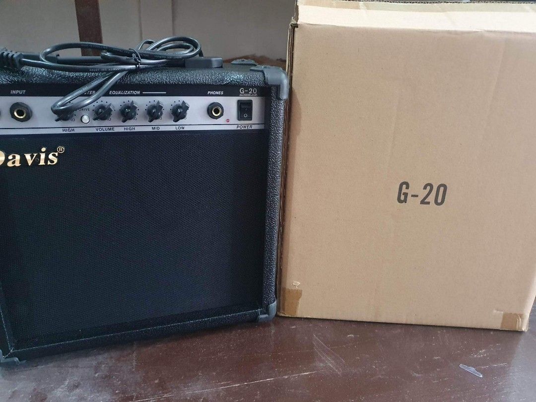 Davis G-20 Guitar Amplifier 20watts, Hobbies & Toys, Music & Media ...