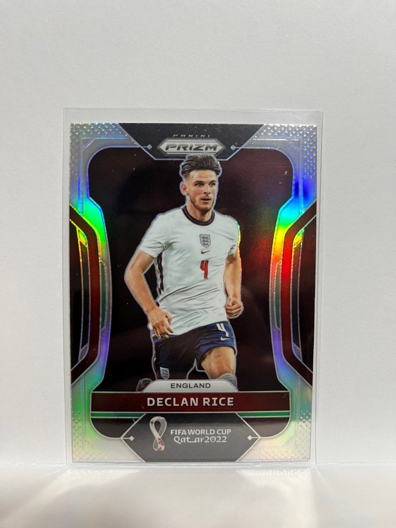 Declan Rice World Cup Prizm Red and Silver, Hobbies & Toys, Memorabilia ...