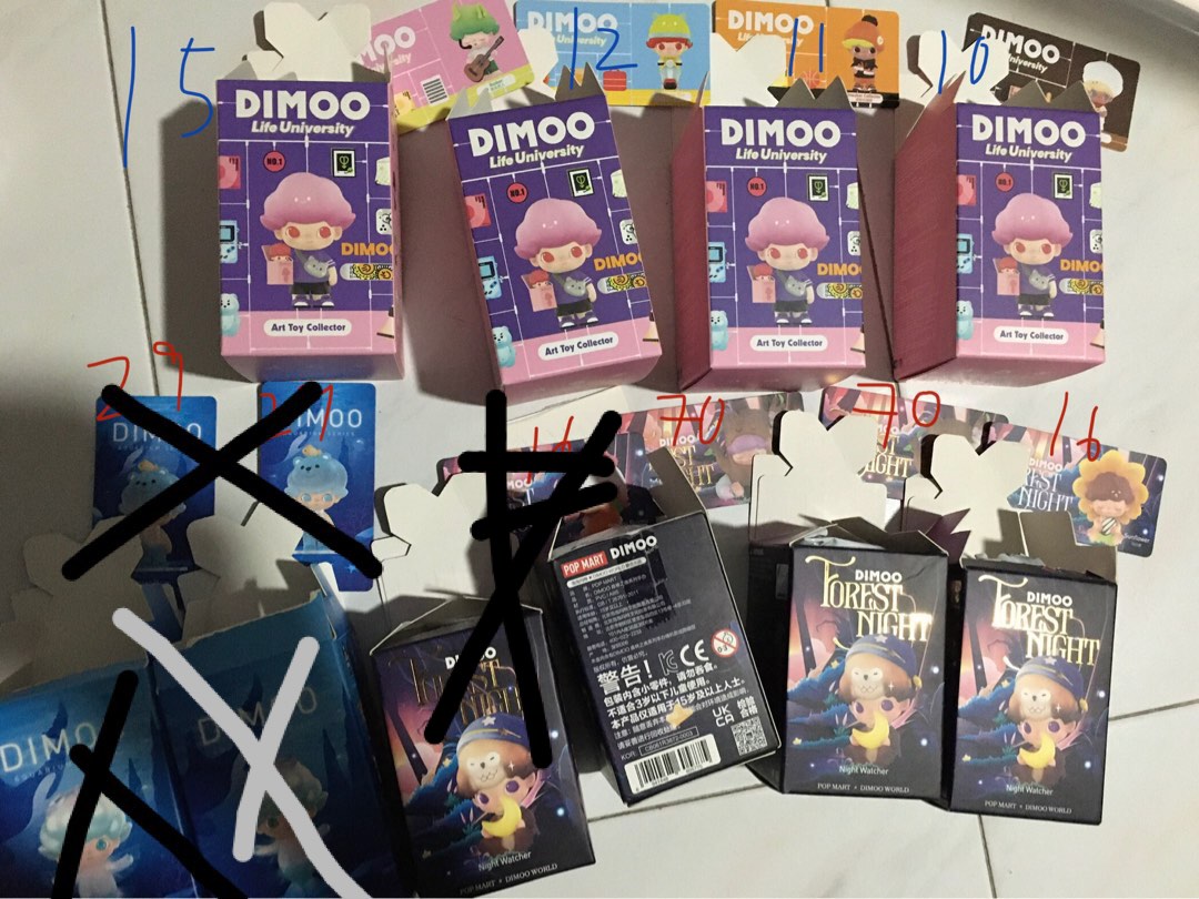 Dimoo university life polar bear Duck captain forest night sunflower ...