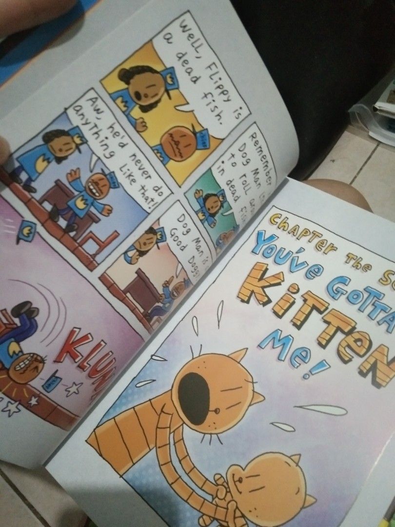 Dog Man A tale of two kitties, Hobbies & Toys, Books & Magazines ...