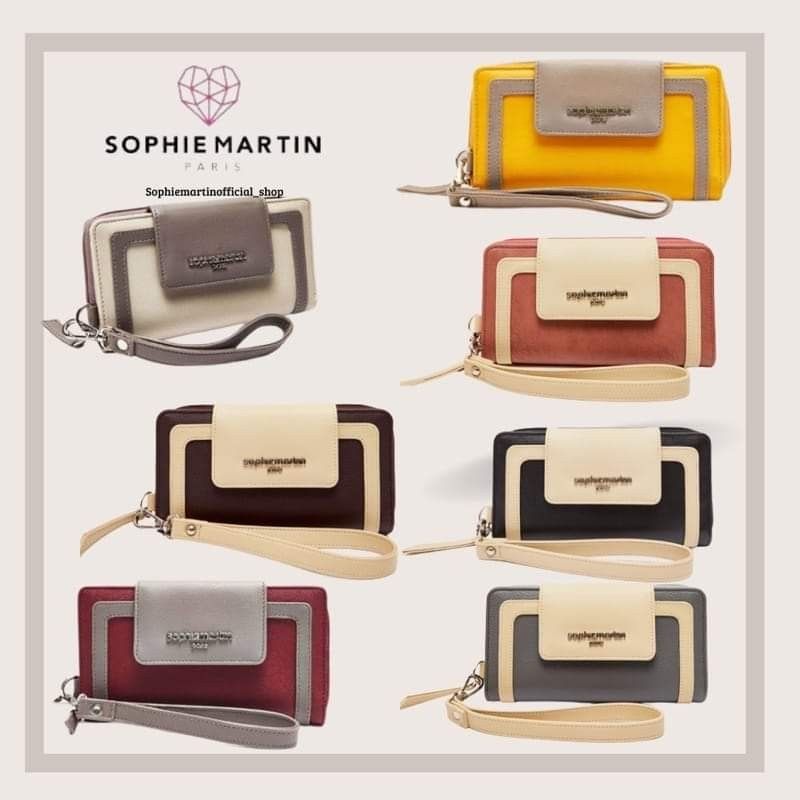 Dompet dianta SOPHIE MARTIN original, Fesyen Wanita, Tas & Dompet di ...