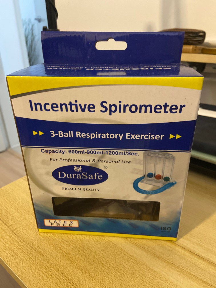 DuraSafe Incentive Spirometer, Health & Nutrition, Health Monitors ...