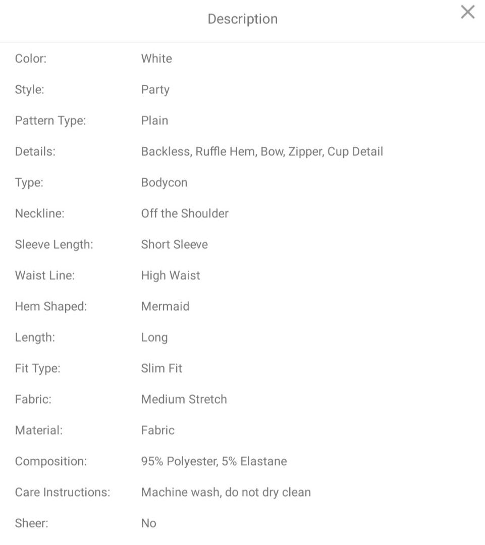Elegant White Sexy Dress Womens Fashion Dresses And Sets Dresses On Carousell