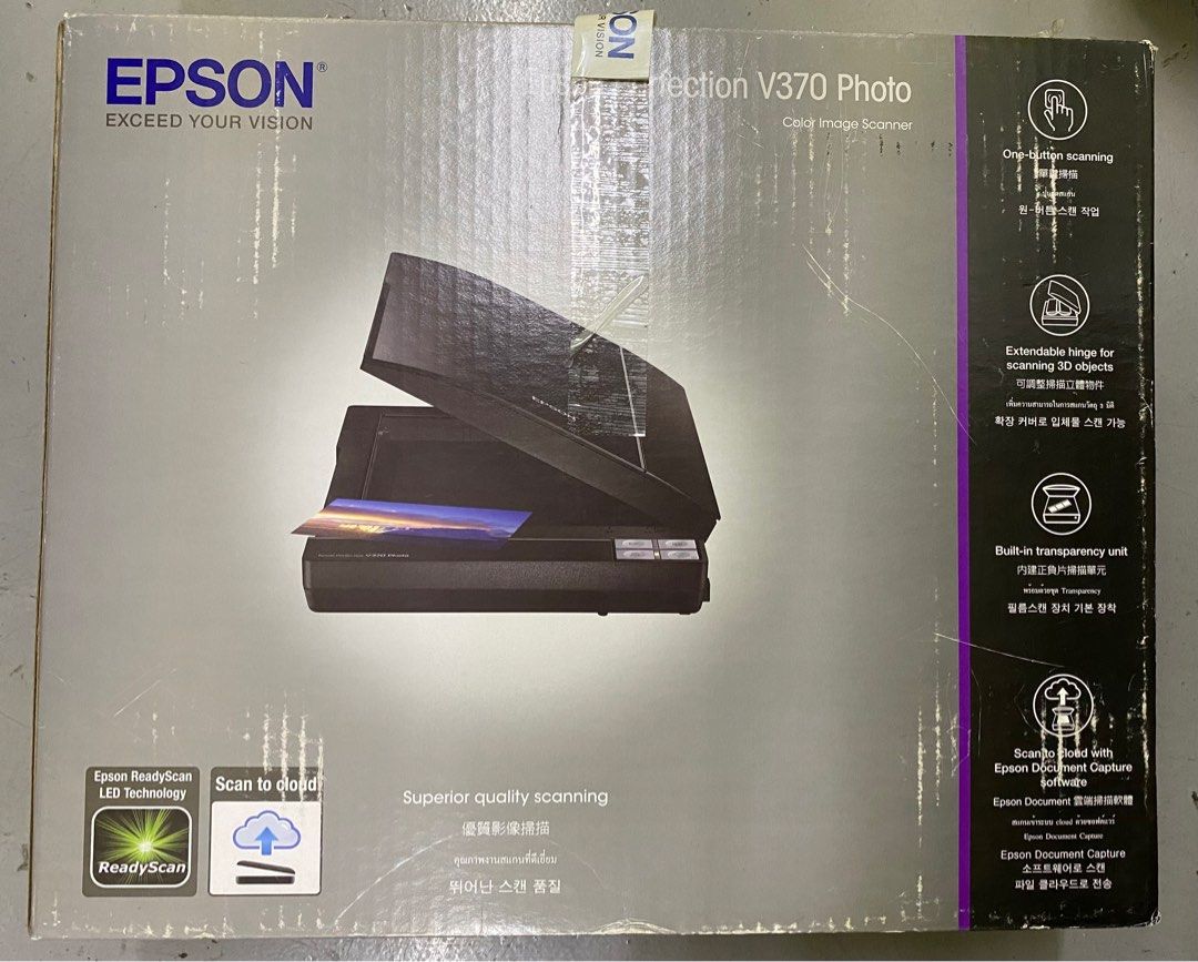 Epson Perfection V370 photo - colour image scanner, Computers & Tech ...
