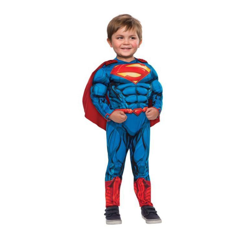 EZEFINDS Superman Muscle Costume for Kids (Read description), Babies ...