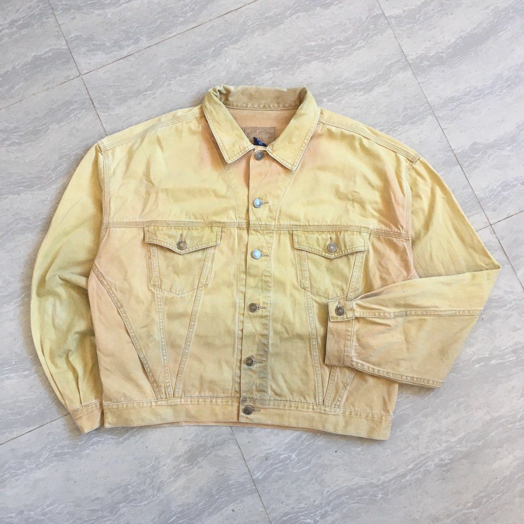 Faded Gap Denim jacket Cropped & Boxy fit, Men's Fashion, Coats ...