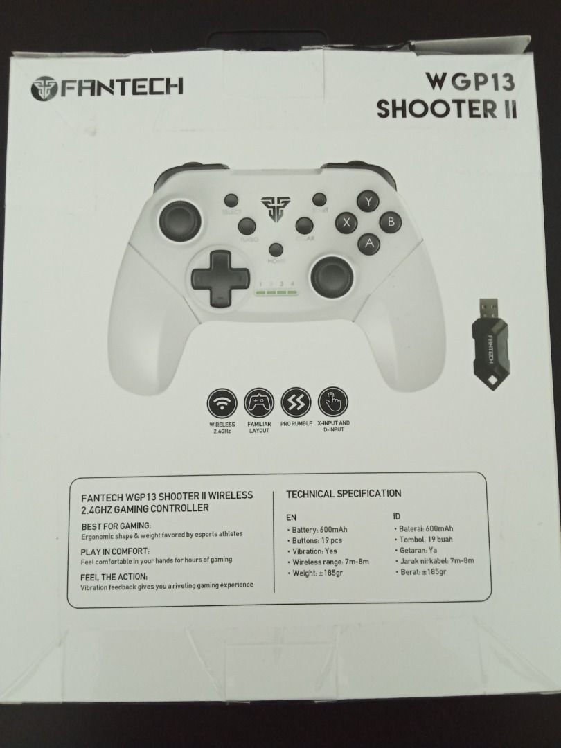Fantech Shooter 2 Wireless Gaming Controller, Video Gaming, Gaming Accessories, Controllers on ...